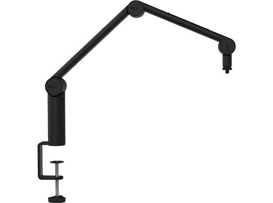 NZXT Low Noise Boom Arm Mini - Black LN135900 - AP-BOOMS-B1 | SCAN UK