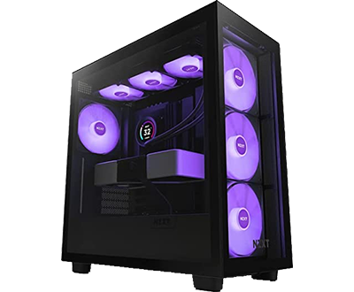 NZXT H7 Elite RGB Black Mid Tower PC Case LN135986 - CM-H71EB-02 | SCAN UK