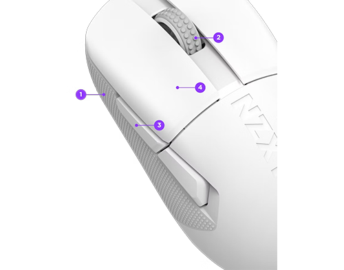 NZXT Lift Elite Optical Wireless/Wired Gaming Mouse Black LN155726 - MS ...