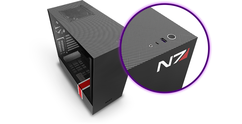 NZXT H510i Mass Effect Limited Edition Mid Tower Windowed PC Gaming ...