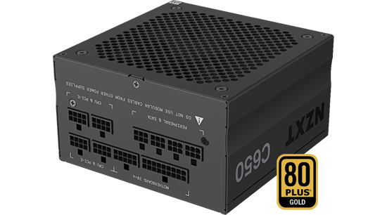 NZXT C-Series 650 Watt 80+ Gold Fully Modular PSU/Power Supply LN129206 ...