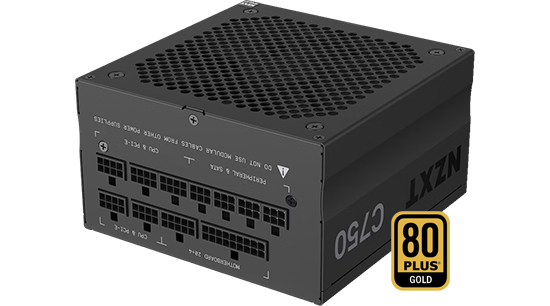 NZXT C-Series 750 Watt 80+ Gold Operation: Ghost Fully Modular PSU ...