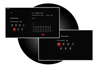 PowerColor ALPHYN AH10 Wireless/Wired PC/Console Gaming Headset Black ...