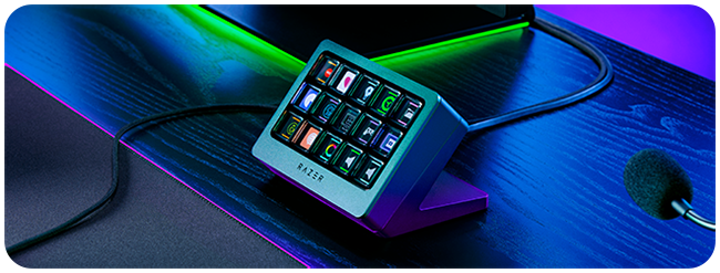 Razer Stream Controller X 15 Key Customisable LCD Content Creation ...