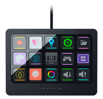 Razer Stream Controller X 15 Key Customisable LCD Content Creation ...