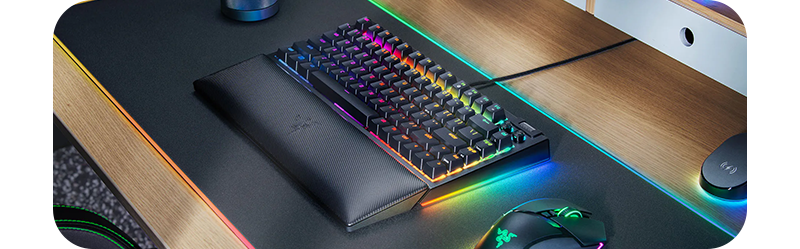 Razer BlackWidow V4 75% US Layout Razer Orange Switch Mechanical Gaming ...