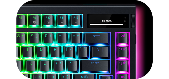 Razer BlackWidow V4 Pro Razer Mechanical Gen-3 Switches Gaming Keyboard ...