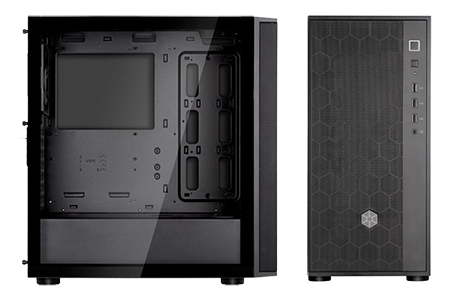 SilverStone FARA R1 V2 Mid Tower Black Tempered Glass Mid-Tower ATX ...