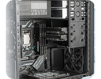 SilverStone FARA 313 Micro-ATX PC Case Black LN134265 - SST-FA313-B ...