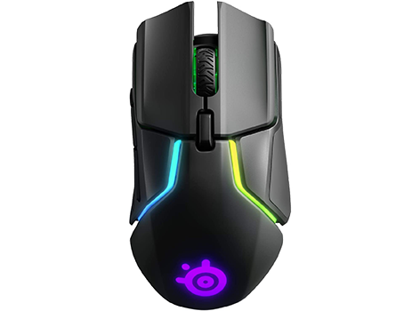 SteelSeries Rival 650 Quantum Right Handed Wireless RGB PC Gaming Mouse ...