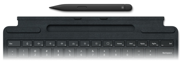 Microsoft Surface Pro Copilot Keyboard for Business Black with Slim Pen ...