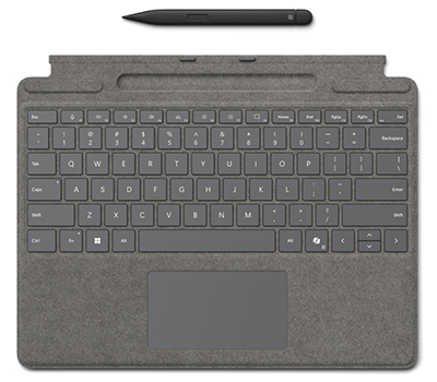 Microsoft Surface Pro Copilot Keyboard for Business Platinum with Slim ...