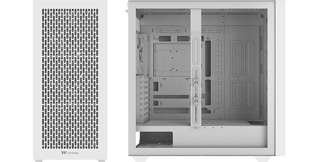 ThermalTake AX500 Snow White Full Tower Tempered Glass PC Case LN155703 ...