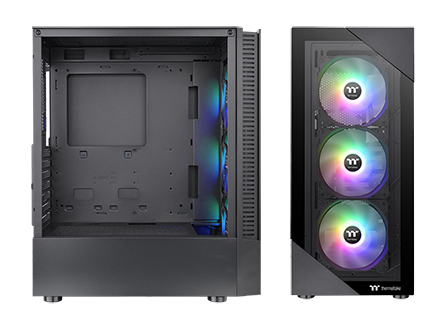Thermaltake View 200 TG ARGB Mid Tower PC Case LN132200 - CA-1X3-00M1WN ...