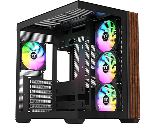 Thermaltake View 380 WS ARGB Mid Tower Tempered Glass PC Gaming Case ...