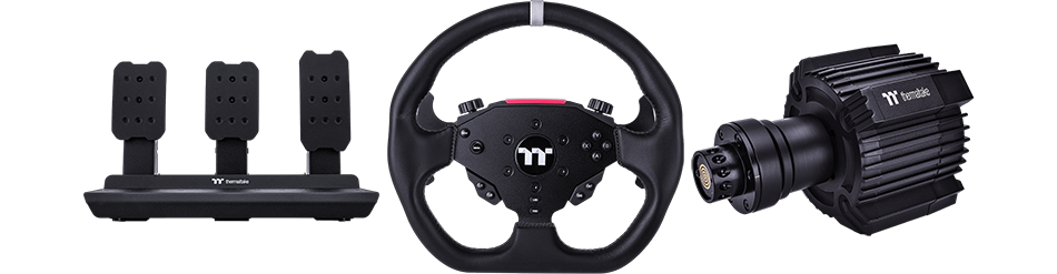 Thermaltake G6 Direct Drive Racing Wheel, Direct Drive & Pedals Bundle ...