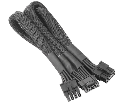 Thermaltake Sleeved PCIe Gen 5 Splitter Cable 12VHPWR LN127879 - AC-063 ...