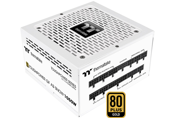 Thermaltake Toughpower GF A3 Snow 1050 Watt Fully Modular 80+ Gold ATX 3.1 Power Supply LN149831 ...