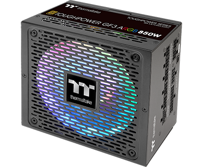 Thermaltake Toughpower GF3 ARGB 850 Watt Fully Modular PCIe Gen 5 80+ Gold PSU/Power Supply ATX3 ...