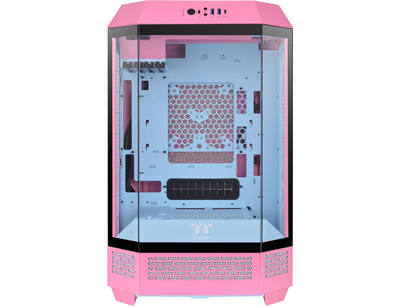 Thermaltake The Tower 300 Bubble Pink Micro Tower Tempered Glass PC ...