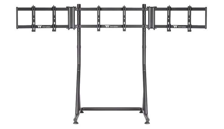 Thermaltake Triple Monitor Stand for Racing Simulator Cockpit Black ...