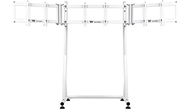 Thermaltake Triple Monitor Stand for Racing Simulator White LN156208 ...