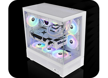 Thermaltake View 270 TG ARGB Mid Tower Tempered Glass PC Gaming Case ...