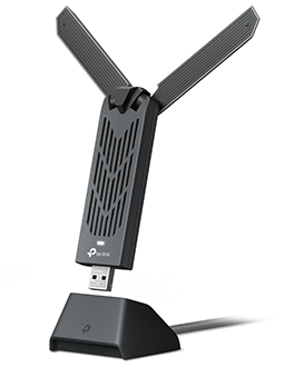 tp-link Archer TBE400UH BE6500 WiFi 7 Tri Band High Gain Wireless USB Adapter LN151811 | SCAN UK