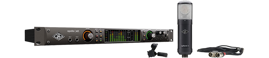 UA Apollo x8p Heritage + Sphere LX Modeling Mic and UAD Plug-Ins ...