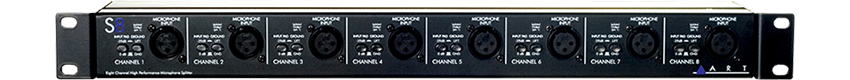 ART S8, 8 Channel Mic Splitter LN139387 - ART-ARTS8 | SCAN UK