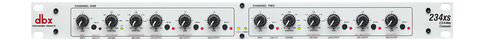 DBX 234xs 4 Way Crossover Network LN128266 - DBX0121 | SCAN UK