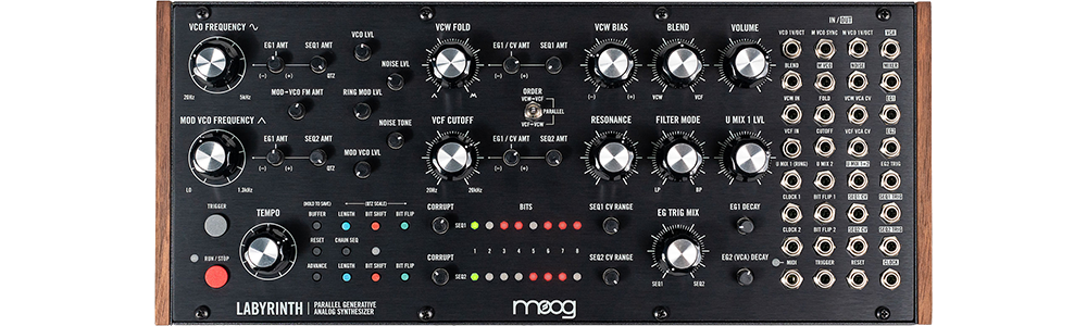 Moog Labyrinth Parallel Generative Analogue Synthesizer LN150973 - LABYRINTH | SCAN UK