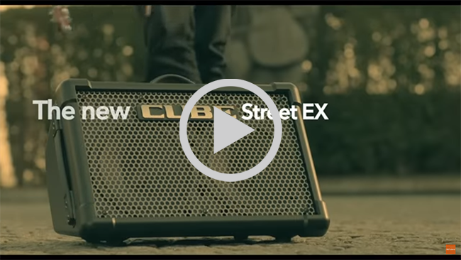 Roland CUBE Street EX Flagship 25W + 25W Stereo Battery Powered Amp With Cosm (Black) LN134074 ...