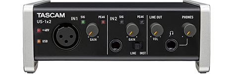 Tascam - 'US-1x2' USB Audio Interface LN81873 - US1x2 | SCAN UK