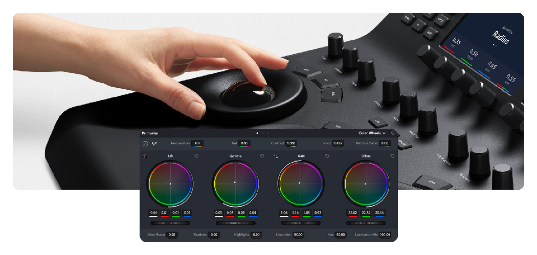 Blackmagic Design DaVinci Resolve Micro Color Panel (EN) + SanDisk Desk ...