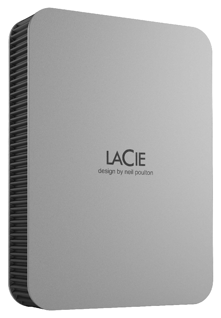LaCie 5TB Mobile Drive USB3.2 USB-C Silver LN139915 - STLP5000400 | SCAN UK