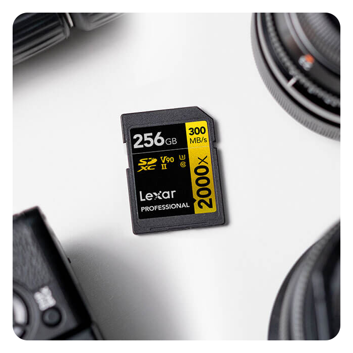 Lexar Professional 2000x SDHC UHS-II Card GOLD Series 64GB LN134328 ...