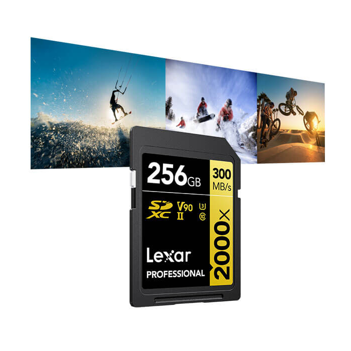 Lexar Professional 2000x SDHC UHS-II Card GOLD Series 128GB LN134331 ...