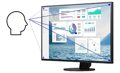 EIZO FlexScan 24" Monitor White LN111160 - EV2495-W | SCAN UK