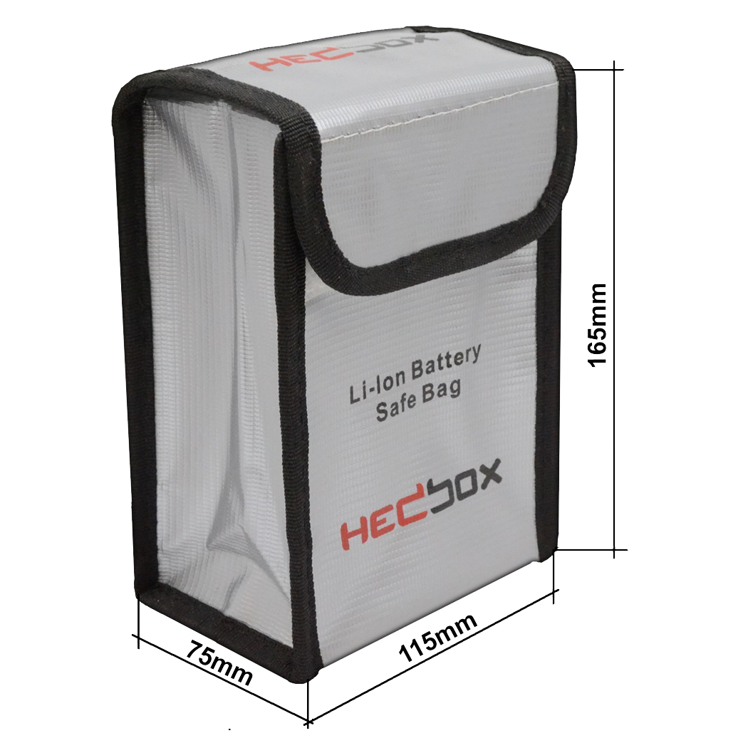 Hedbox FIREBAG-L Li-Ion Battery Safe Bag LN146070 - HEDFIREBAGL | SCAN UK