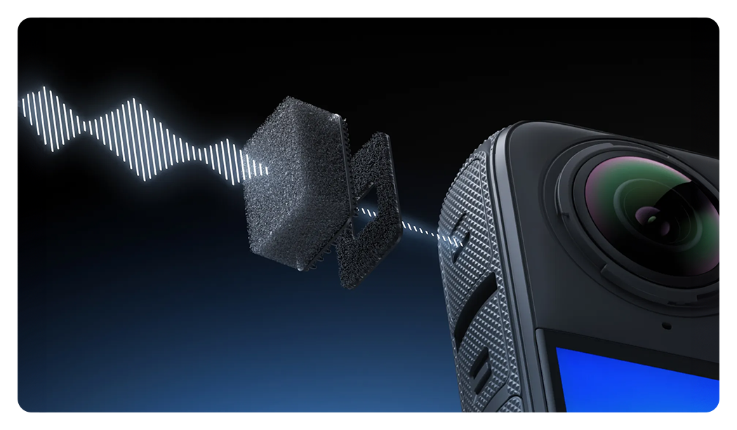 Insta360 X4 Mic Wind Muff LN147523 - ICCINSBBMR | SCAN UK