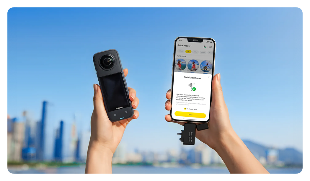 Insta360 X4 Quick Reader LN147534 - ICCINSBBMB | SCAN UK