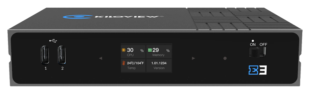 Kiloview E3 HDMI & SDI Dual Channel Video Encoder LN143850 | SCAN UK