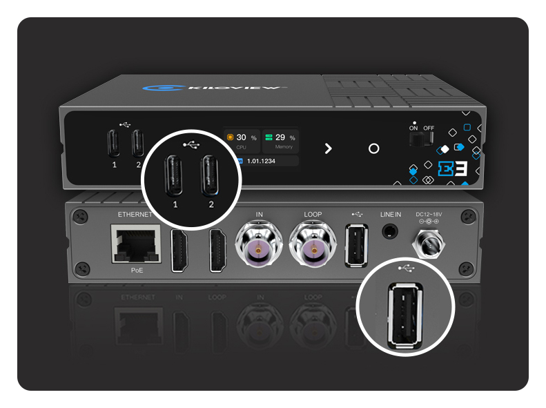 Kiloview E3 HDMI & SDI Dual Channel Video Encoder LN143850 | SCAN UK