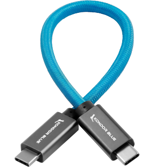 Kondor Blue USB Type-C Cable LN139922 - KON-USBC | SCAN UK
