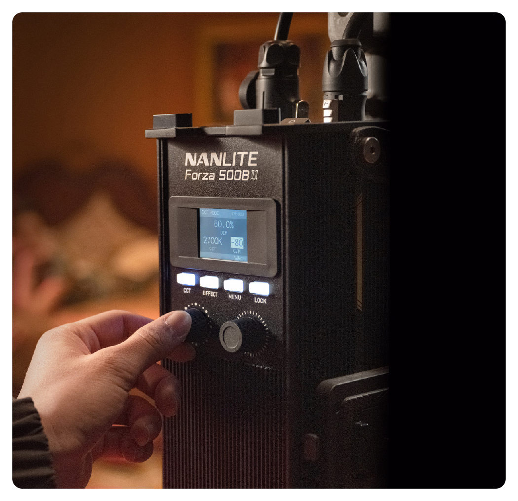 Nanlite Forza 500B II Bi-Colour LED Spot Light LN142719 - FORZA500BII ...