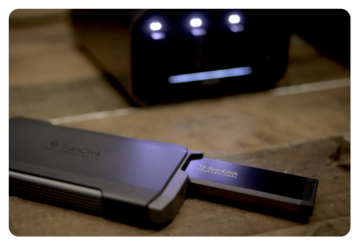 SanDisk Professional 4TB PRO-BLADE SSD Transport Rugged External SSD ...