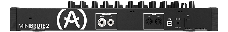 (Open Box) Arturia MiniBrute 2 Noir Analogue Synthesizer Special ...