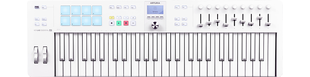 Arturia Keylab Essential 3 49 Note Controller Keyboard - Alpine White ...