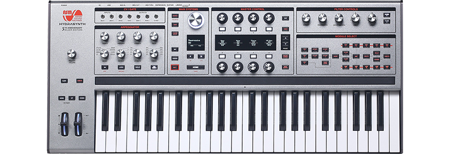 ASM Hydrasynth Keyboard SE LTD Edition (Silver) LN148614 - HSKBSE | SCAN UK